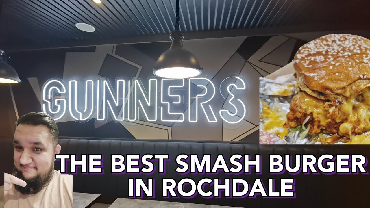 I Tried the DISHCOW DISHCOW Burger from Gunners in Rochdale - YouTube