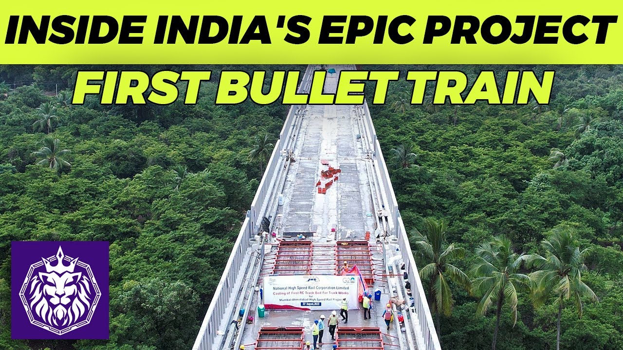 Inside India's Epic Project: The First Bullet Train Unveiled! - YouTube