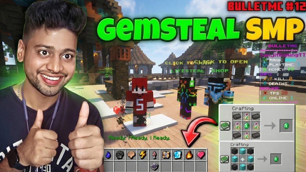 How To Create Gem Steal SMP | Gemsteal Plugin | PowerGems Plugin ...