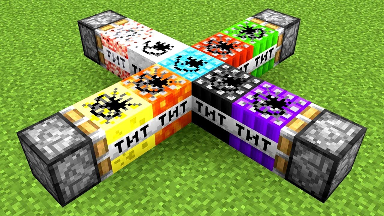 Minecraft TNT x100 = ? - YouTube