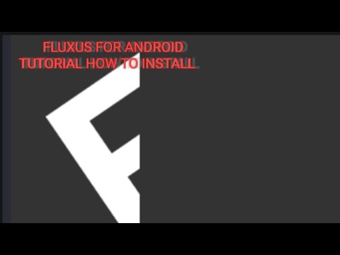 How to install fluxus android - YouTube