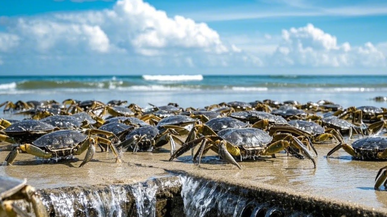 There Are So Many Seafoods To Pick Up, Octopus And Crabs Are So ...
