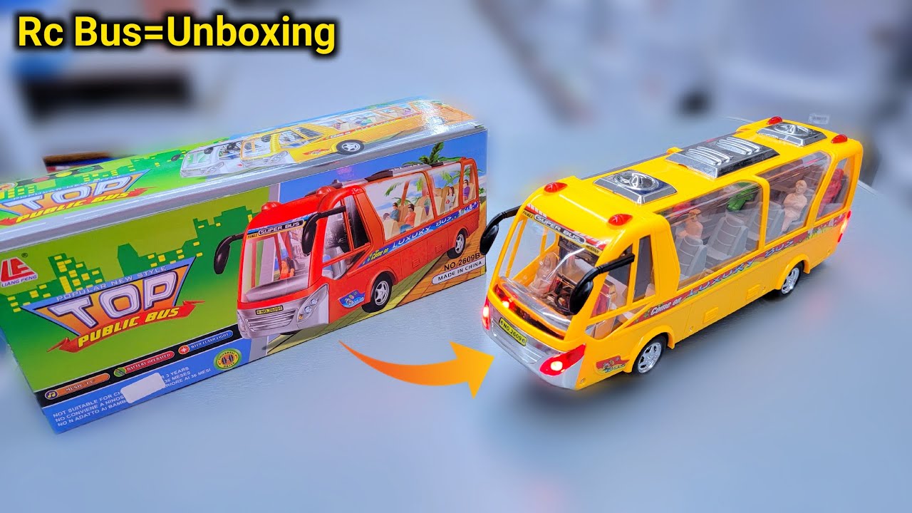Rc Bus Unboxing | Dancing Robot | bus video | mamtechnical ...