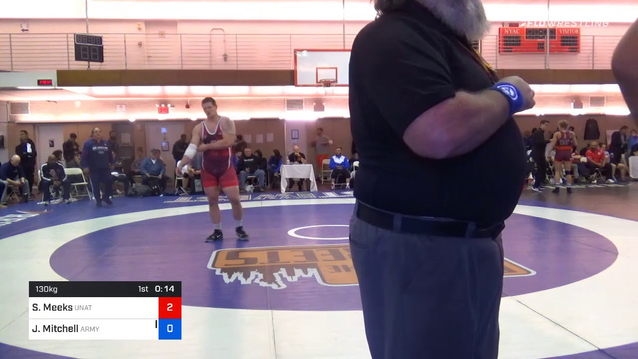 130 Kg Semifinal Sanford Meeks Unattached Vs Jacob Mitchell Army WCAP ...
