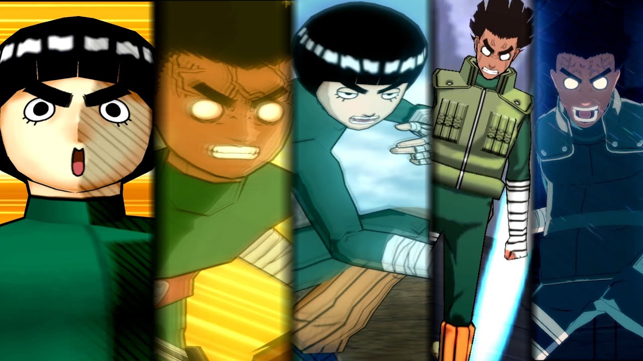 Rock Lee Ultimate Jutsus Evolution in All Naruto Ultimate Ninja Series ...