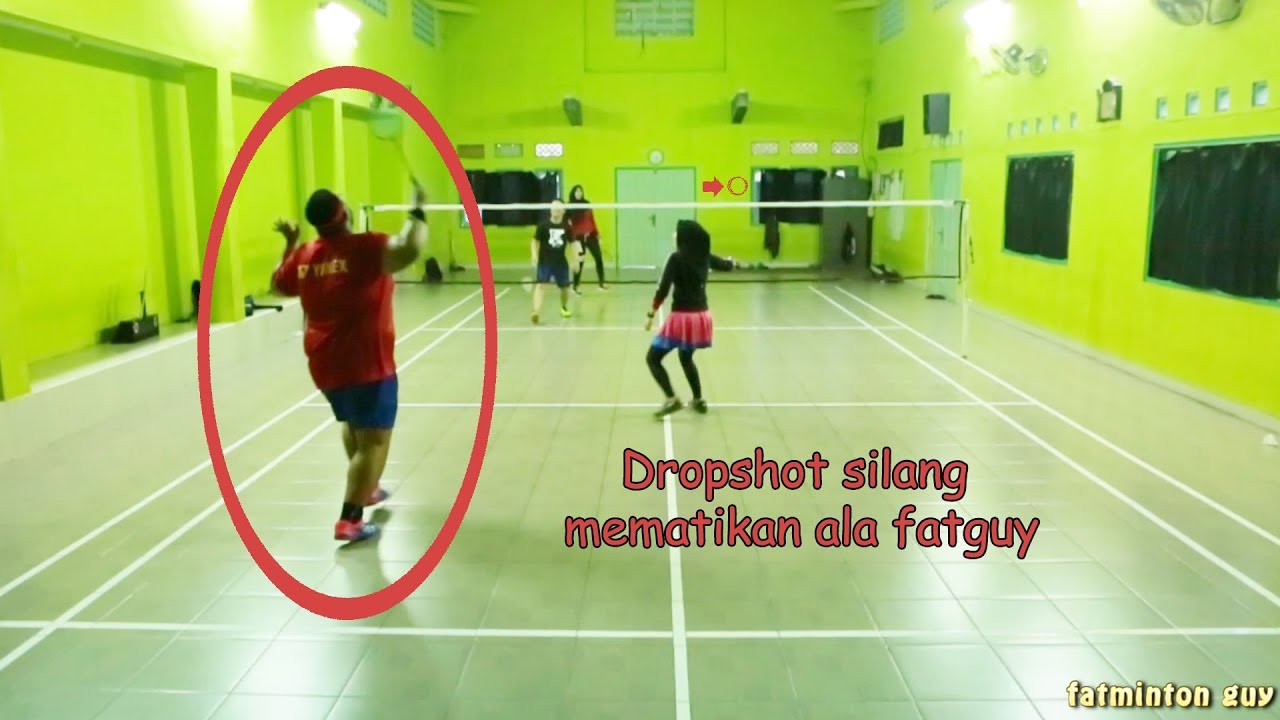 Badminton FAT GUY last game bersama teman-teman Nineties Badminton Club ...