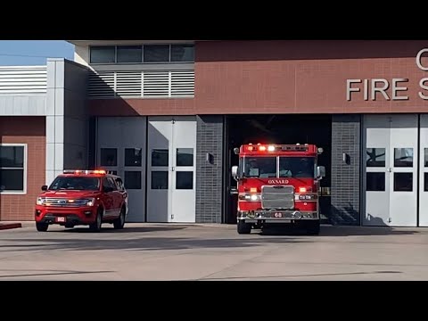 Oxnard Fire Department- Station 8- Battalion 82 & Engine 68 responding ...