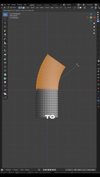 Bend your objects easily! 🔥#blender3d - YouTube