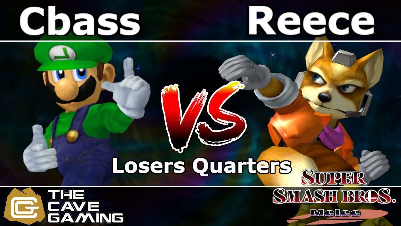 Cbass (Luigi) Vs. Reece (Fox) Losers Quarters - The Cave Melee Singles ...
