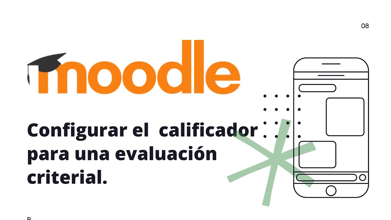 Moodle configurar el calificador para una evaluación criterial - YouTube