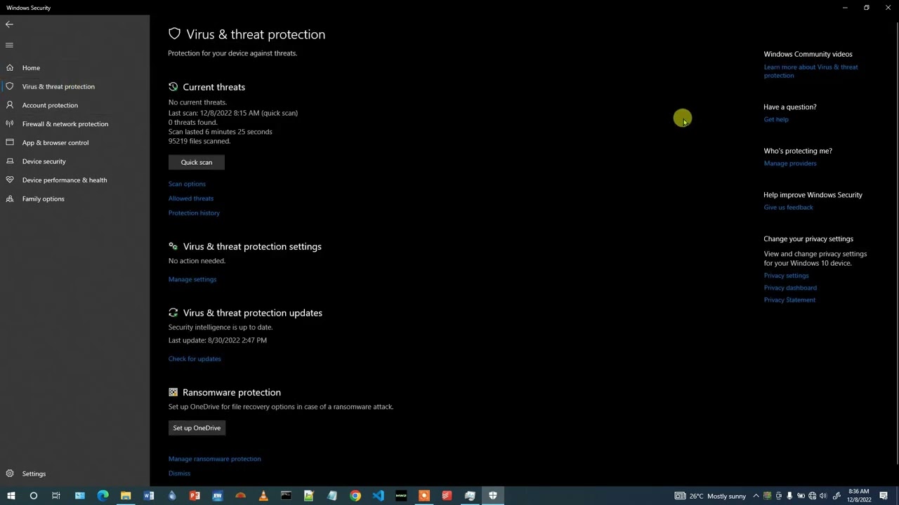 Windows Defender - Default antivirus for window 10 - YouTube