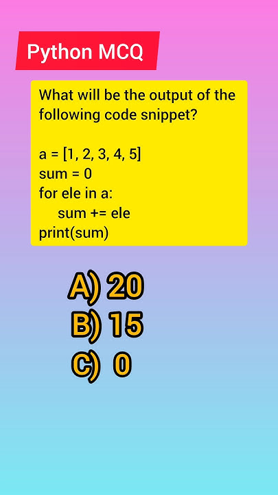 Python Mcq Based On Array Shorts Youtubeshorts Viral Youtube