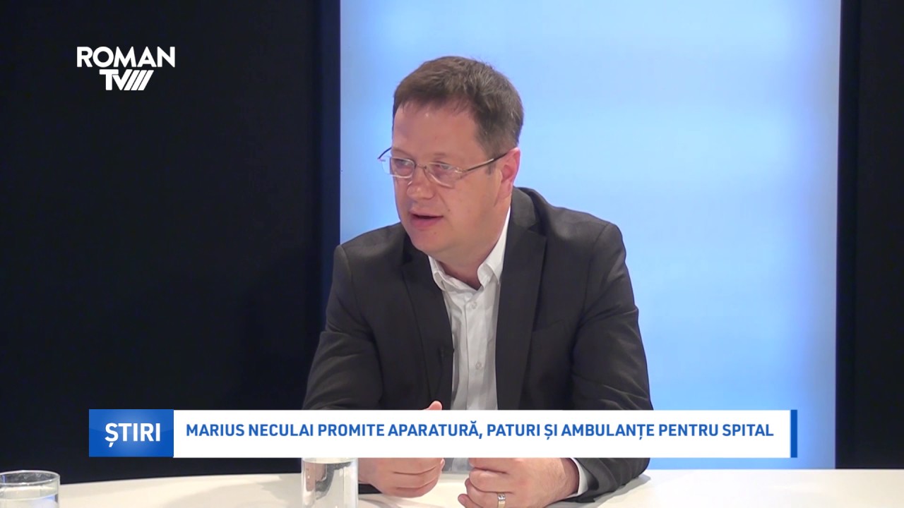 Marius Neculai promite aparatură, paturi și ambulanțe pentru spital ...