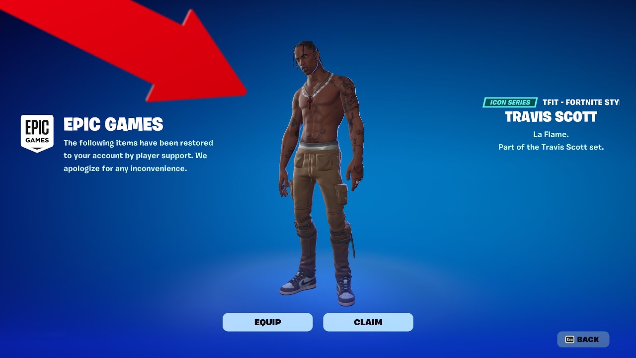 How To Get The Travis Scott Skin for FREE In Fortnite Chapter 5 Season ...