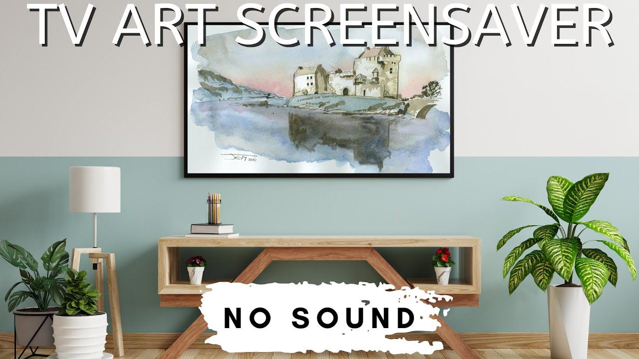 Painted TV Art Screensaver | 3 Hr | No Sound | Wall Art TV | DIY Frame ...
