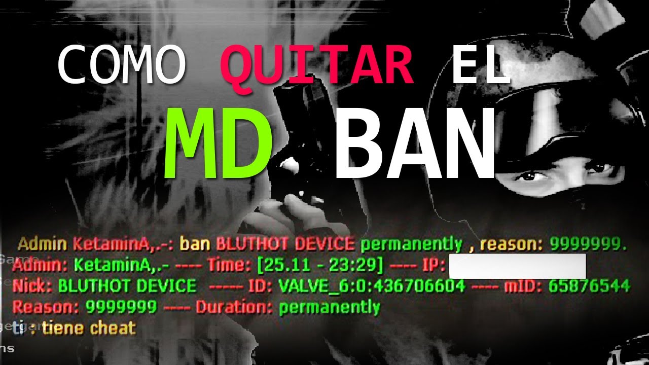 Como sacarse el MD Ban (mID BAN) - TUTORIAL CS 1.6 - YouTube