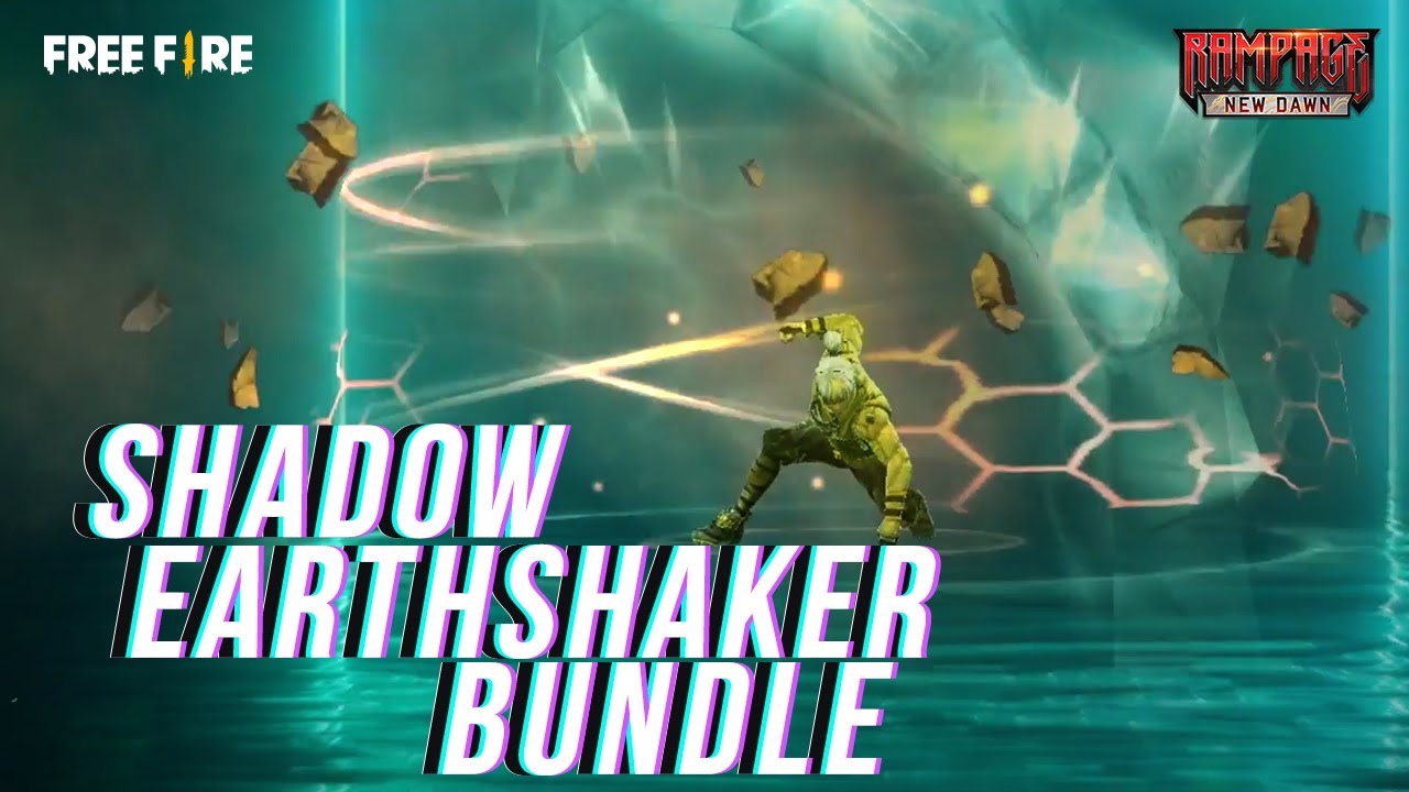 Shadow Earthshaker Bundle Showcase | Rampage: New Dawn | Free Fire NA ...
