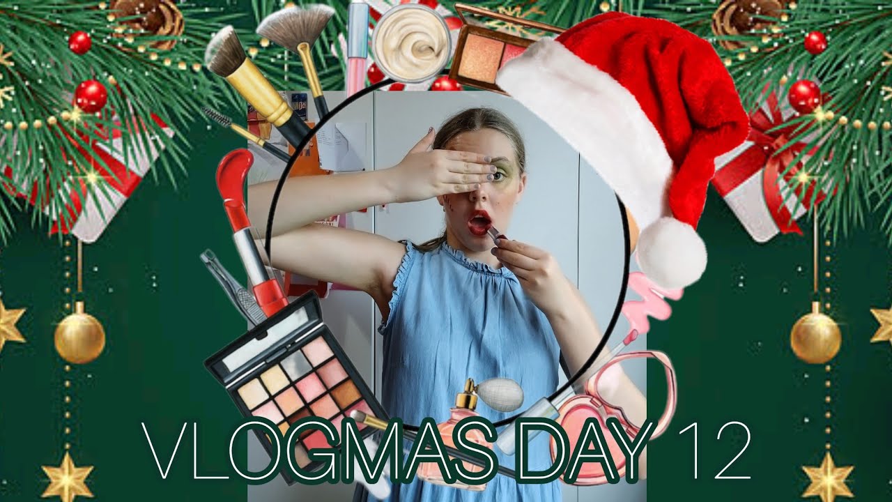 Doing Christmas Inspired Makeup! (vlog #15) - YouTube