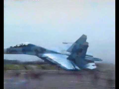 Su-27 Crash In Slow Motion by besmir hamiti - YouTube