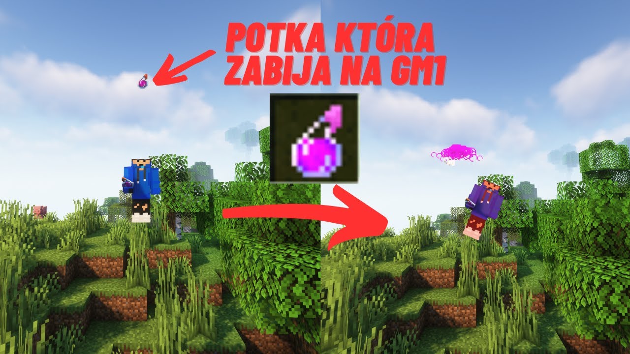 Potka która zabija na creative? Dziwne itemki w minecraft #1 - YouTube