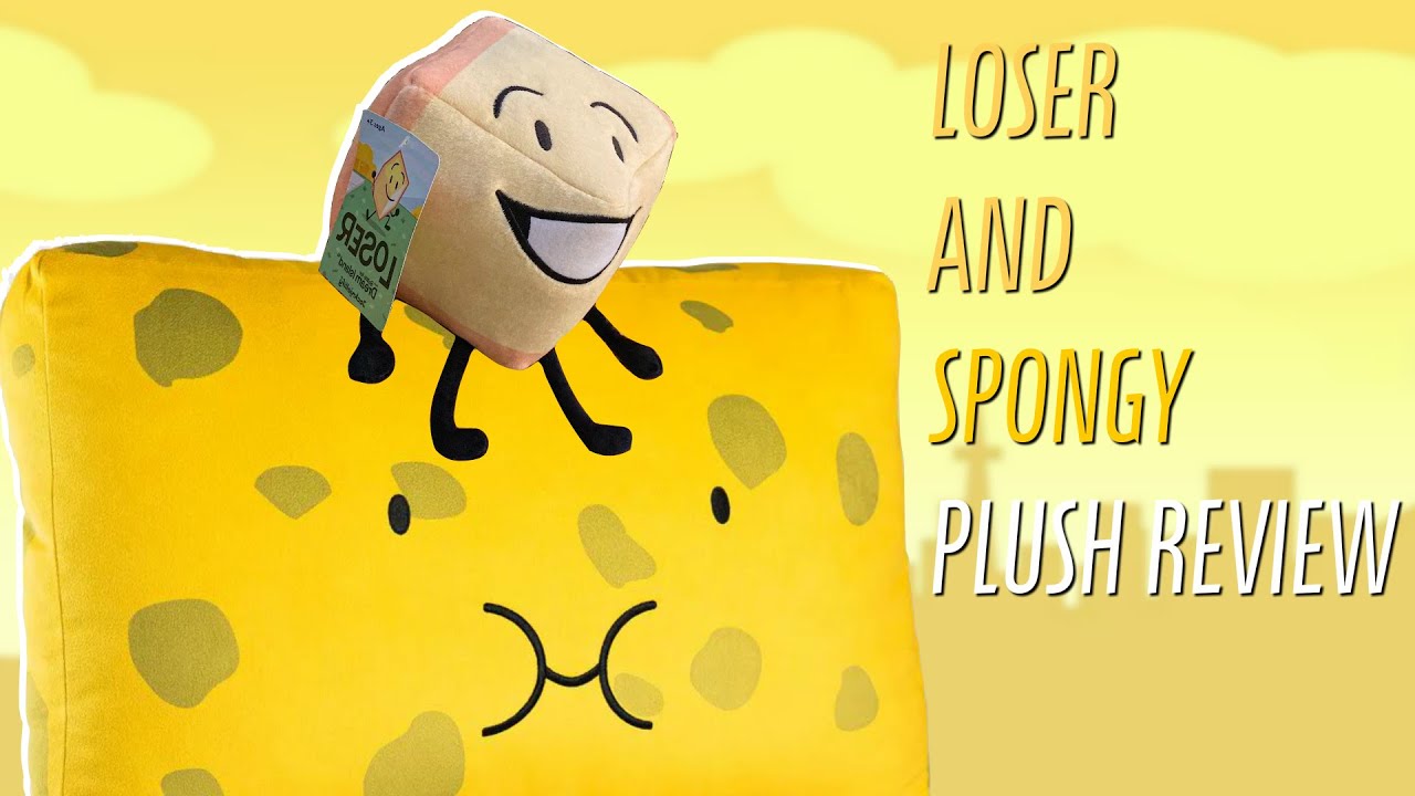 BFDI Spongy + loser Plush Review - YouTube
