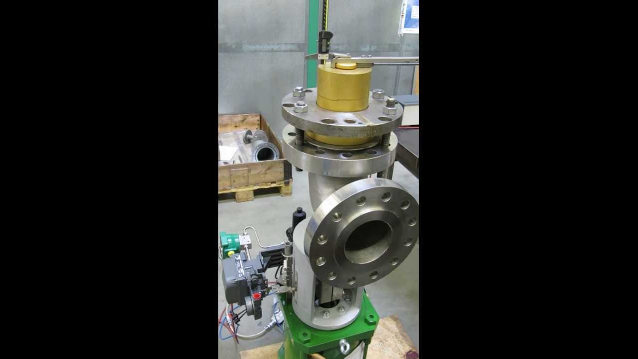 SchuF Angle Control Valve - Positioner calibration - YouTube