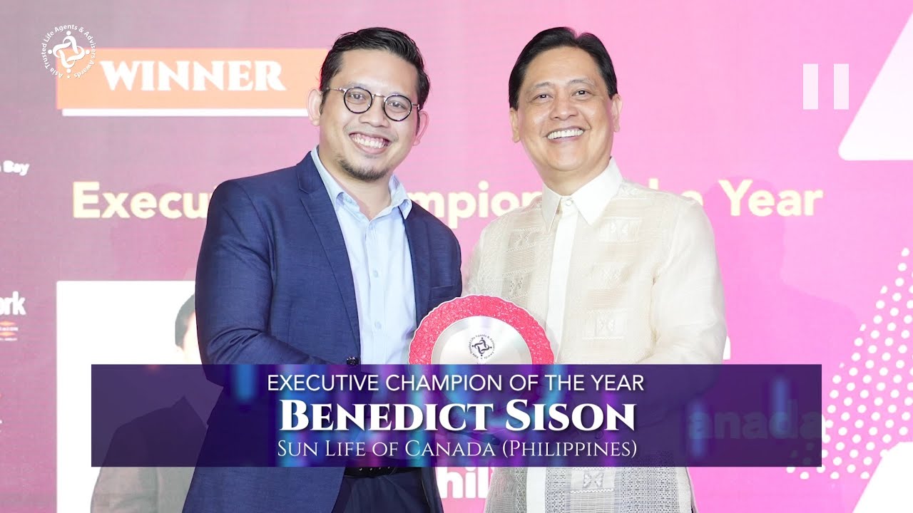 Executive Champion of the Year 2023 - Benedict Sison, Sun Life of Canada (Philippines) - YouTube