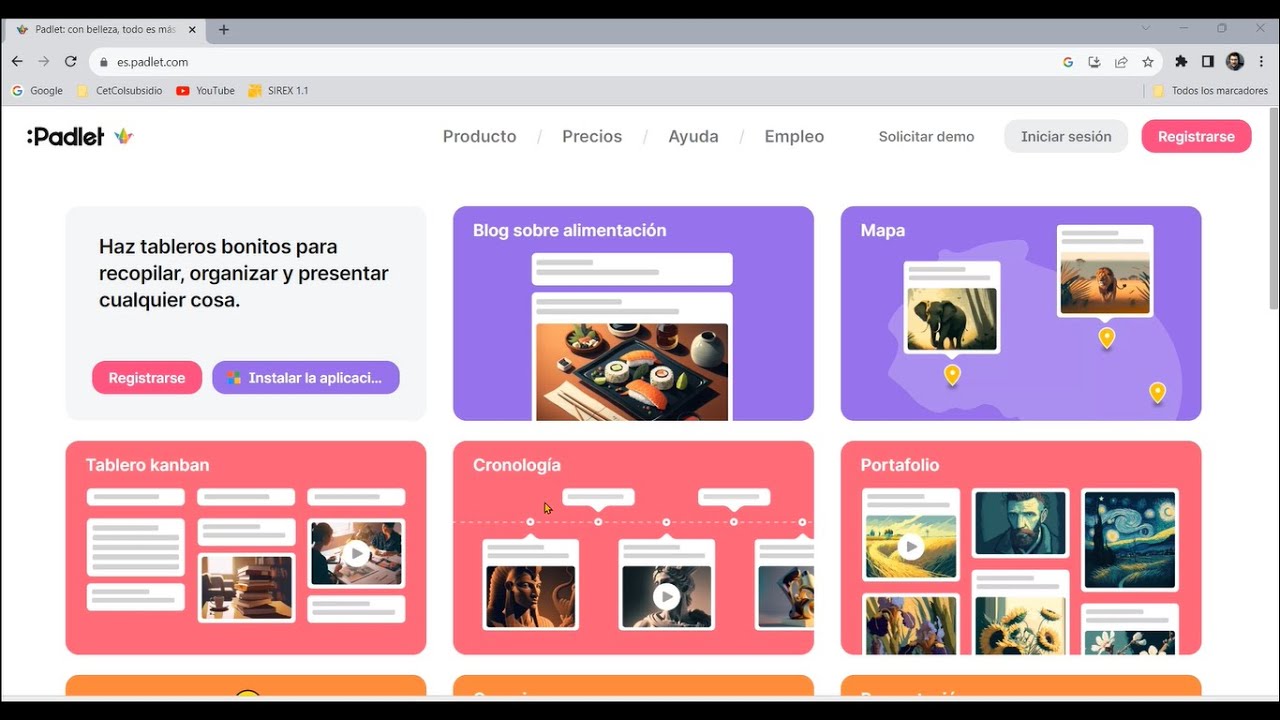 USO DE PADLET - YouTube