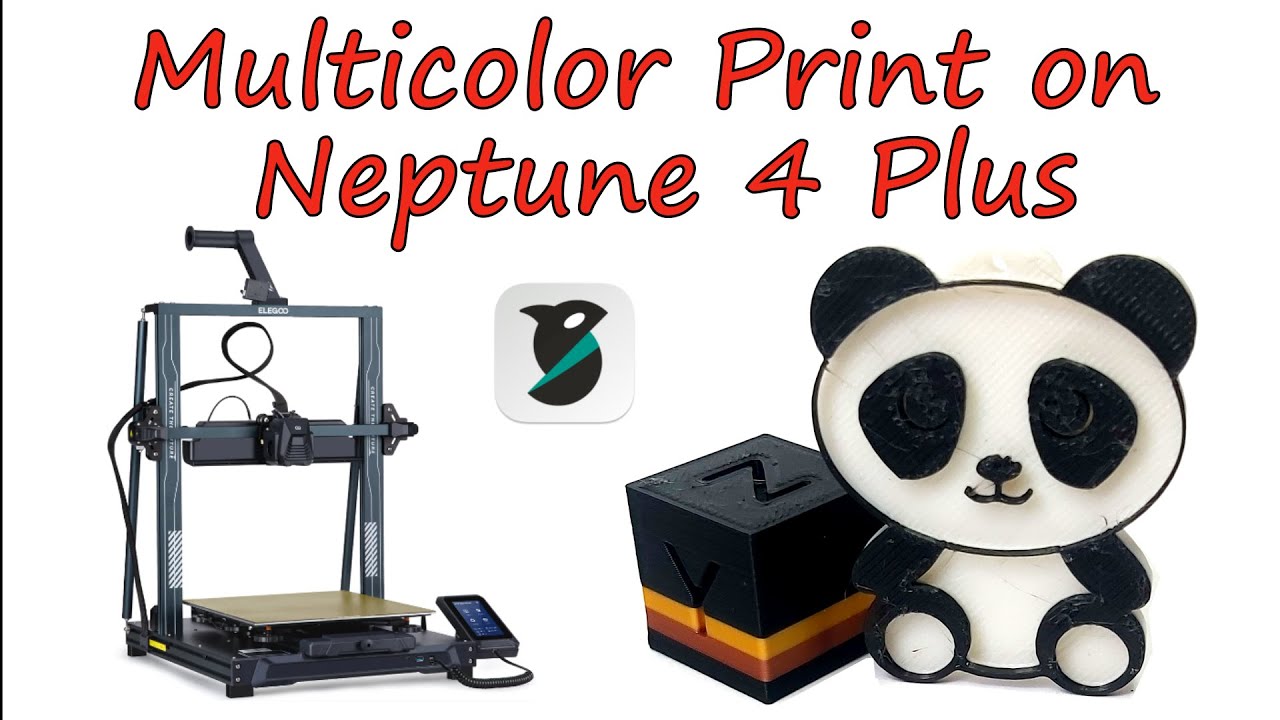Multicolor Print on Neptune 4 Plus - YouTube