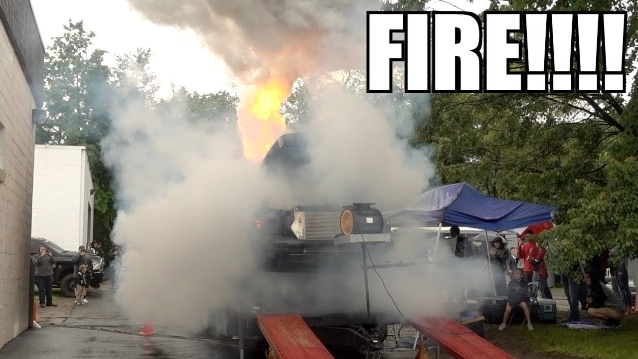 SHOOTING FLAMES ON THE DYNO!!!! WE BLEW IT UP AGAIN!!!! - YouTube