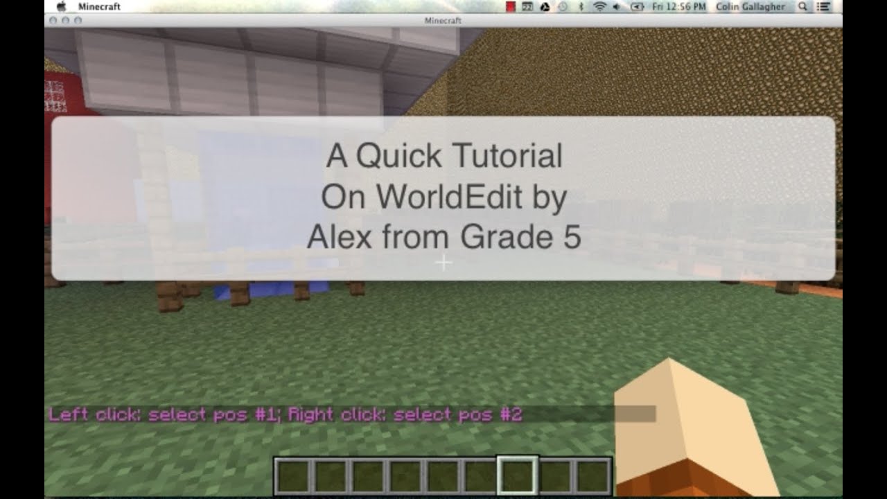 WorldEdit Tutorial from Alex Grade 5 - YouTube