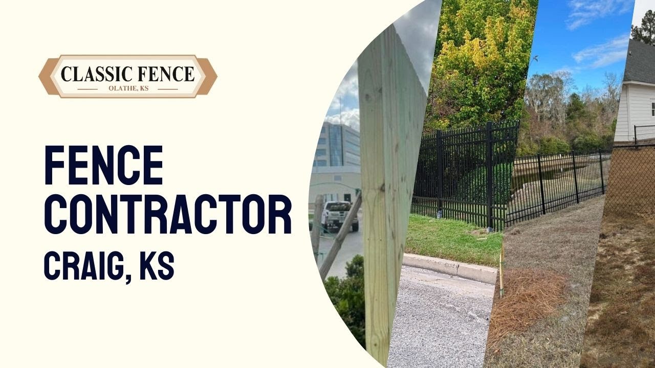 Fence Contractor in Craig, KS | Classic Fence - YouTube