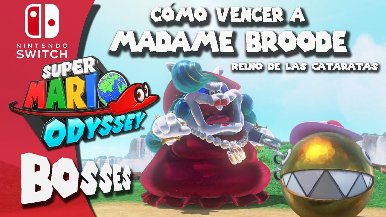 Cómo Vencer a Madame Broode -Bosses Super Mario Odyssey------ - YouTube