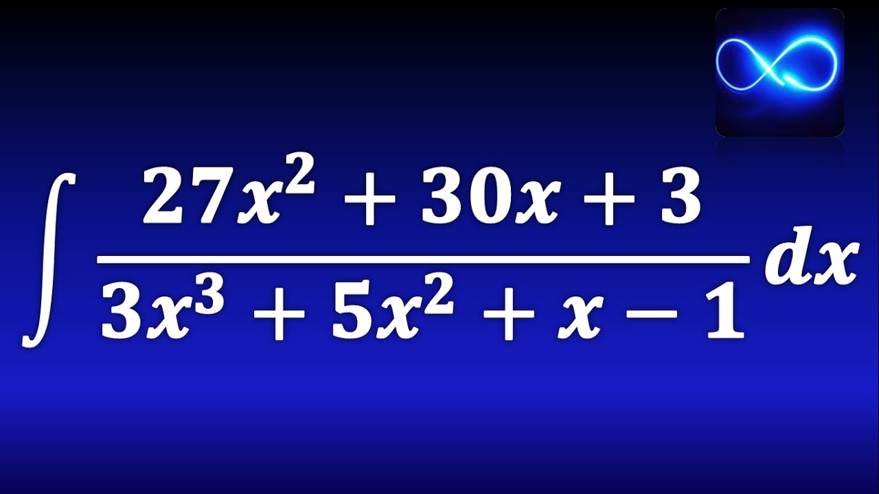 Integral de division de polinomios mediante cambio de variable - YouTube