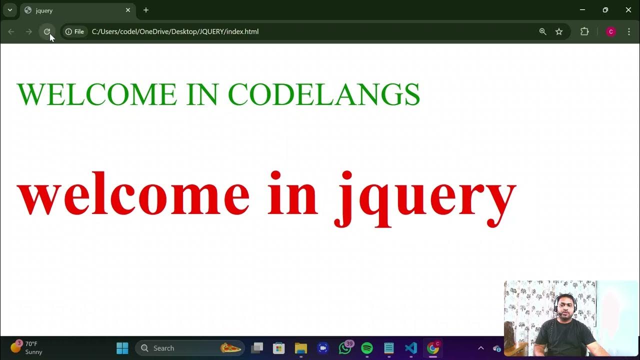 #JQuery | Lecture - 3 | Basic Selectors - YouTube