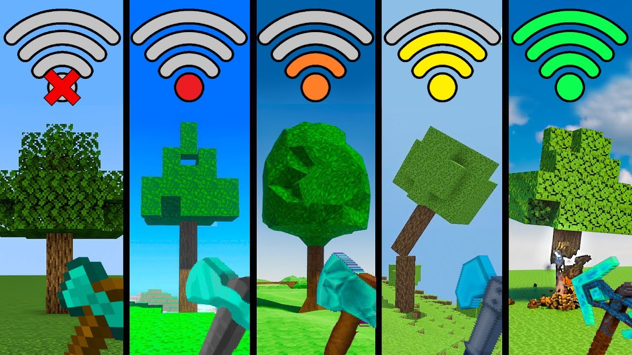 minecraft with different Wi Fi - Compilation - YouTube