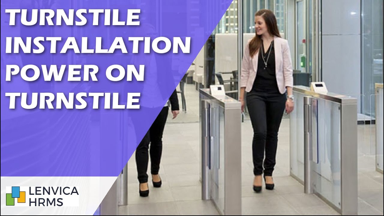 Turnstile Installation Power on Turnstile - YouTube