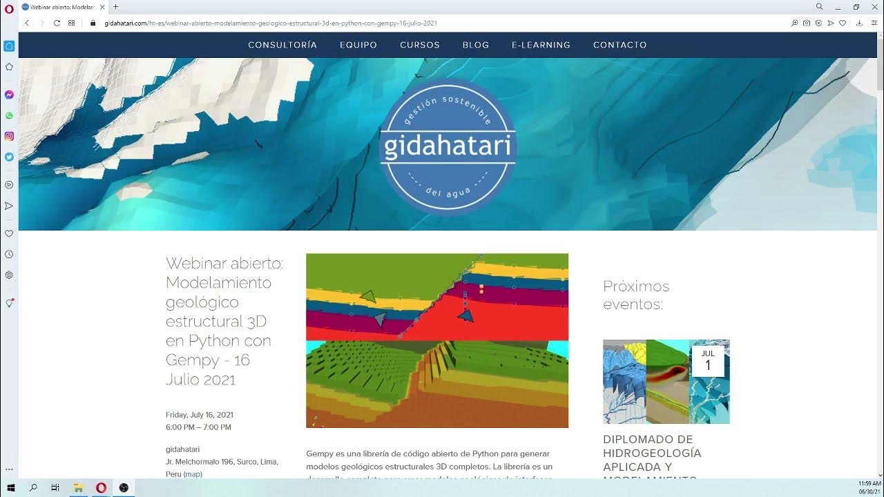 Intro del webinar abierto: Modelamiento geológico estructural 3D en ...