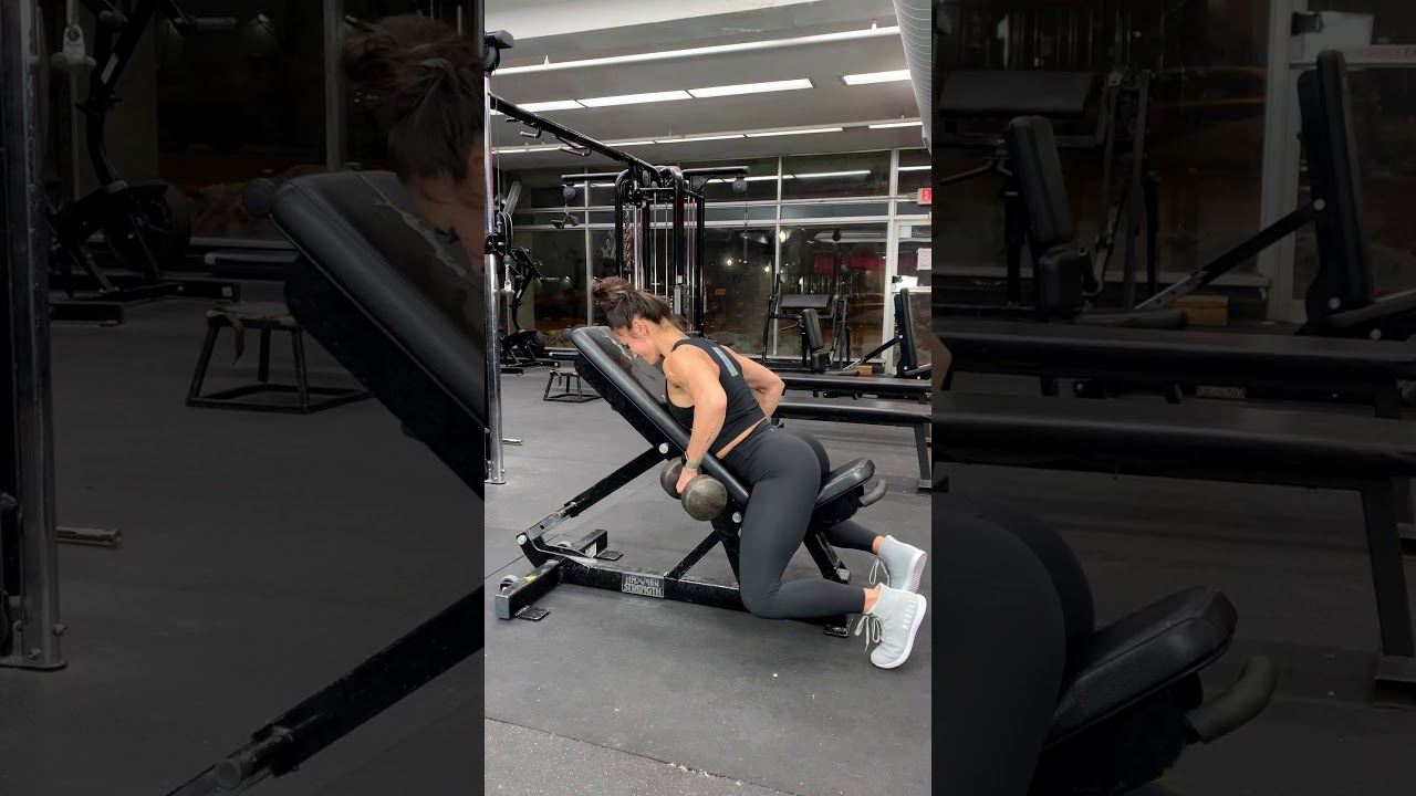 Incline Bench Supported Seated High Row/Bat Row - YouTube