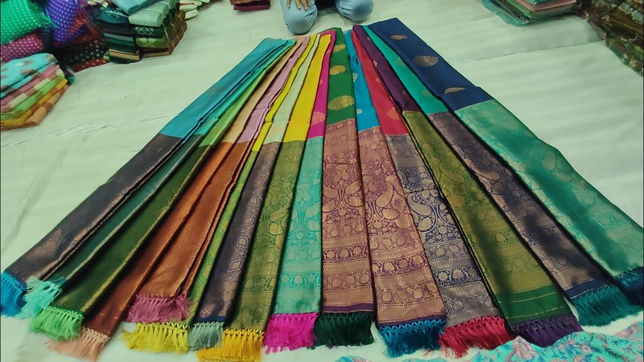 325Rs Chickpet Bangalore Wholesale Budget Silk Sarees/Festival& Gifted ...