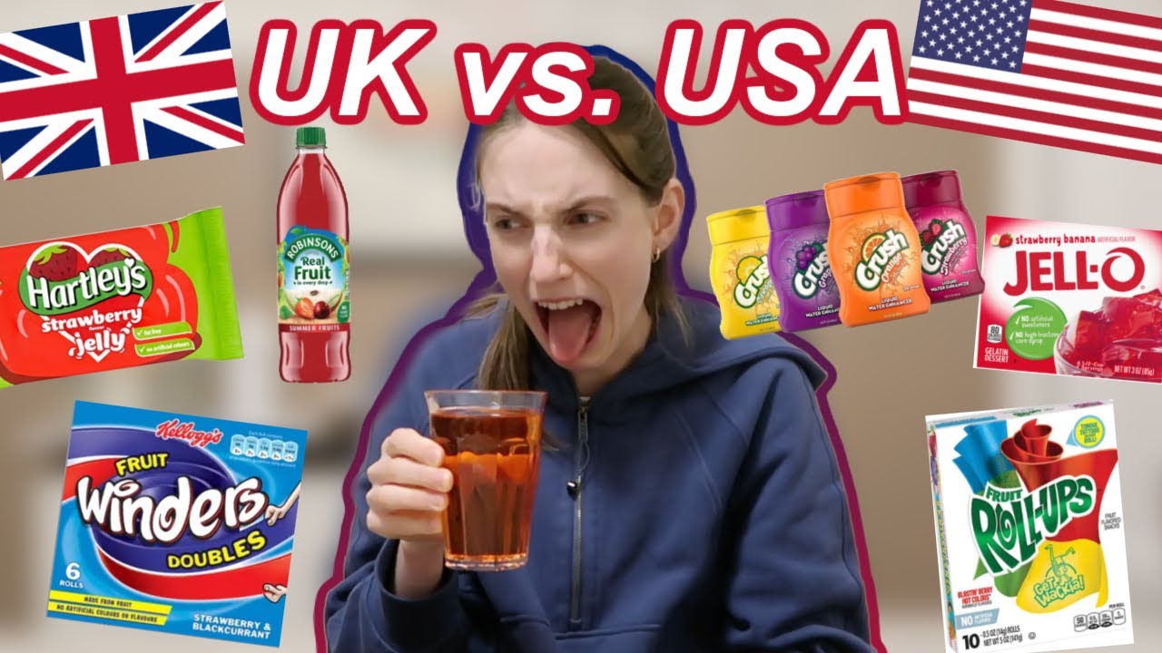 UK vs. USA Snack Taste Test - YouTube
