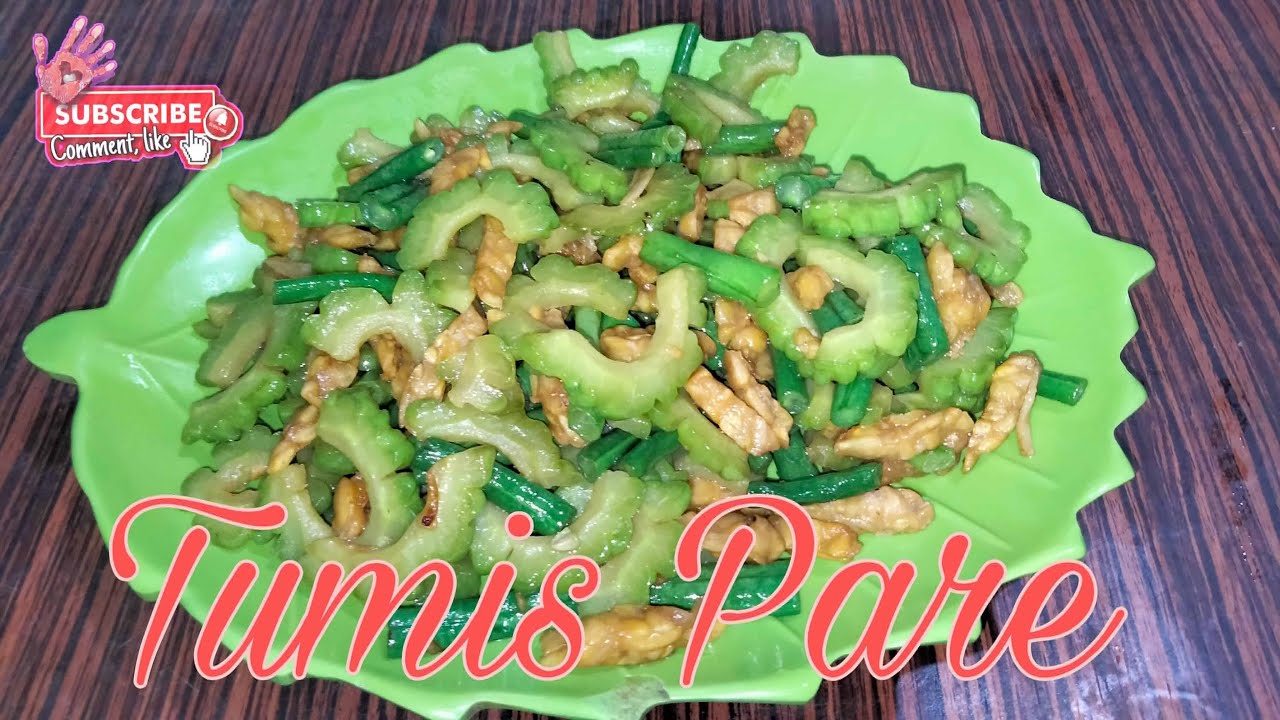 RESEP TUMIS PARE TEMPE TIDAK PAHIT - YouTube