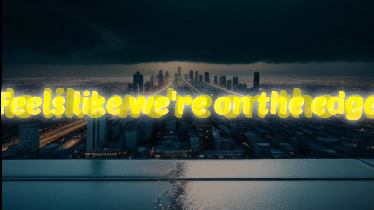 On The Edge "NF - Let You Down" Remix (LYRIC VIDEO) - YouTube