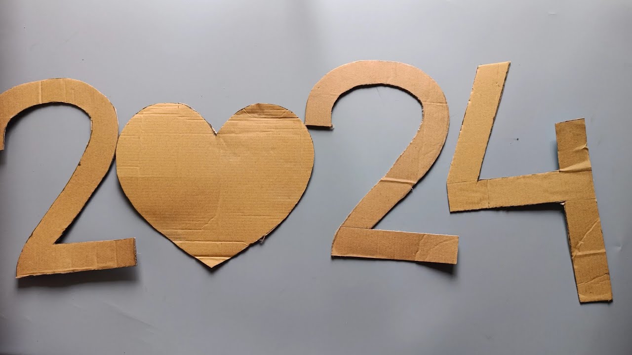 Happy New Year Special Craft ️ New year wall hanging ideas 2024 | Paper ...