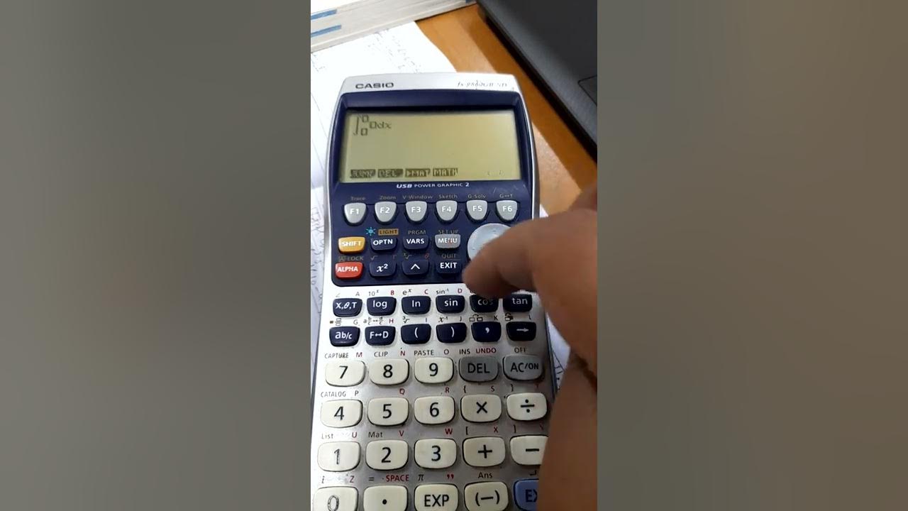 integrate absolute function using casio gdc - YouTube