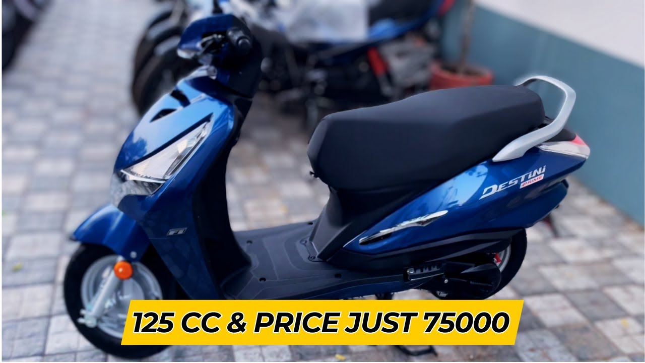 Hero Destini Most Affordable 125cc Scooty / Price - 75000 / EMI, Down ...