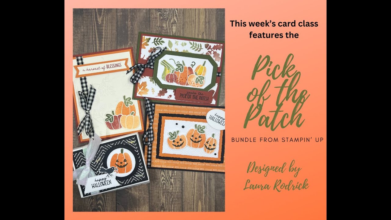 Beautiful fall Pumpkin projects featuring the Pick of the Patch bundle ...
