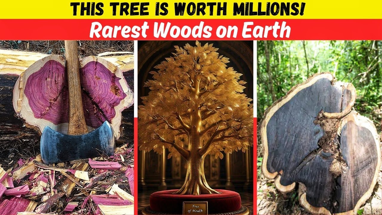 Million-Dollar Trees?! Discover the World’s Rarest Wood 🌲💎 - YouTube