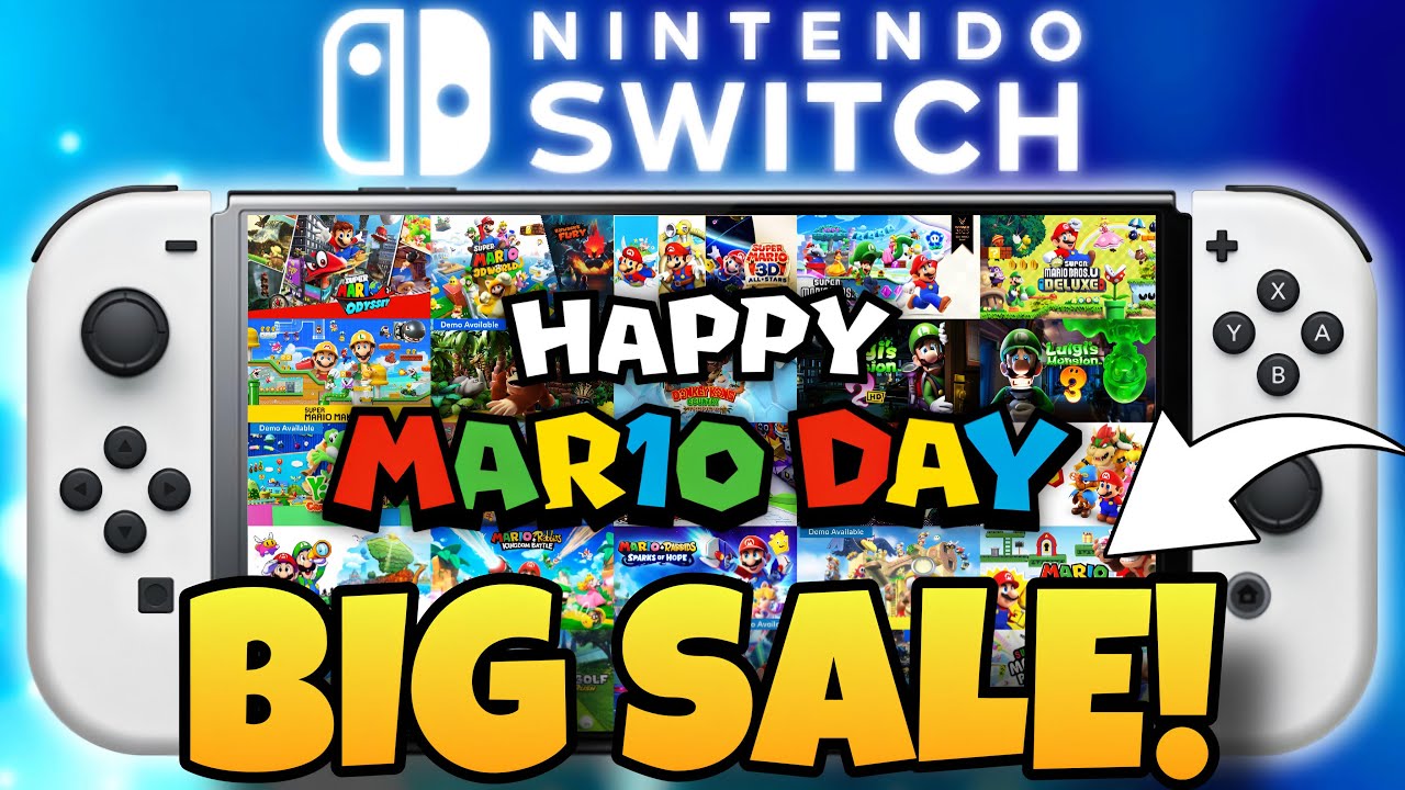 HUGE Mario Day Nintendo Switch eShop Sale Dropped! - YouTube