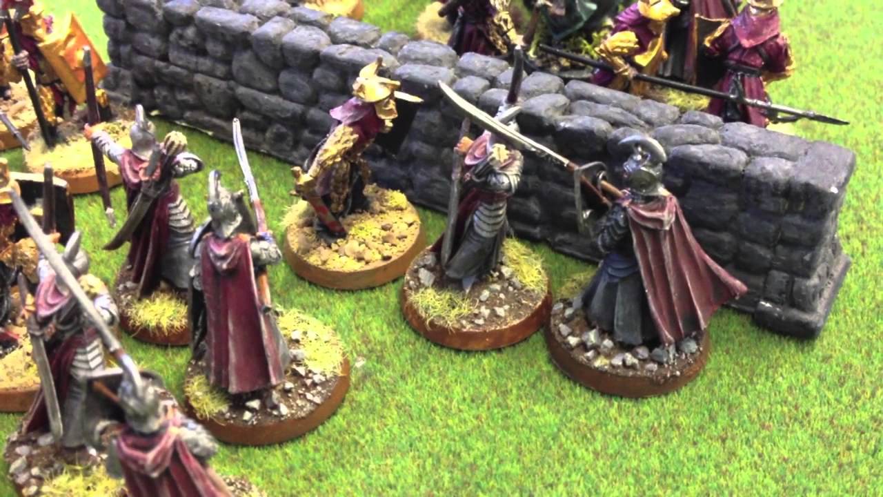 Hobbit SBG "Get Buff" Battle Report - Easterlings vs Rivendell & Grey ...